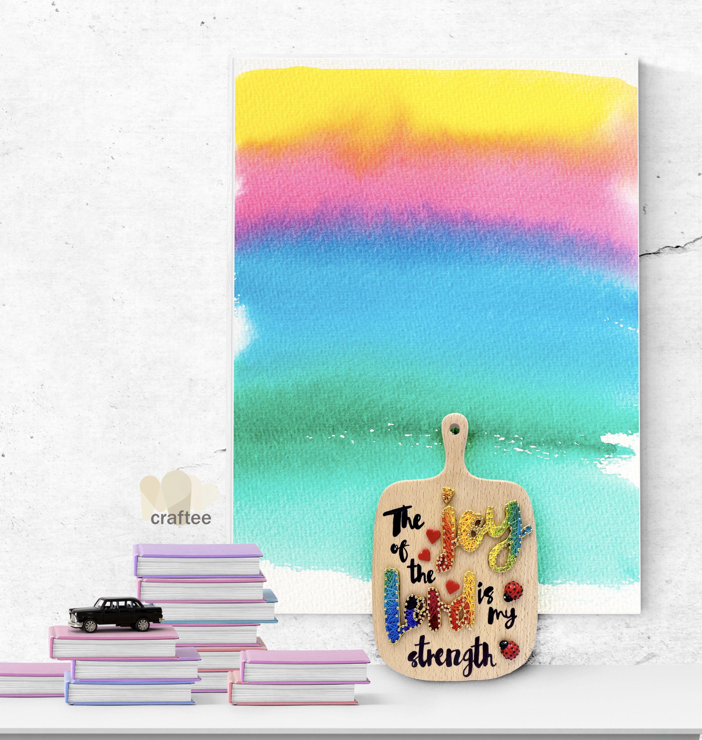 Handcrafted Bible Verse String Art Nehemiah 8:10 | String Art | Wall ...