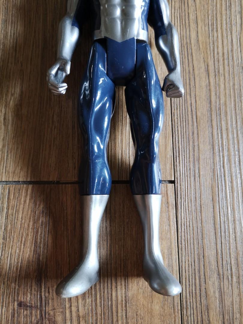 Hasbro armored Ultimate SPIDER-Man Silver 12" INCH ACTION FIGURE TITAN ...