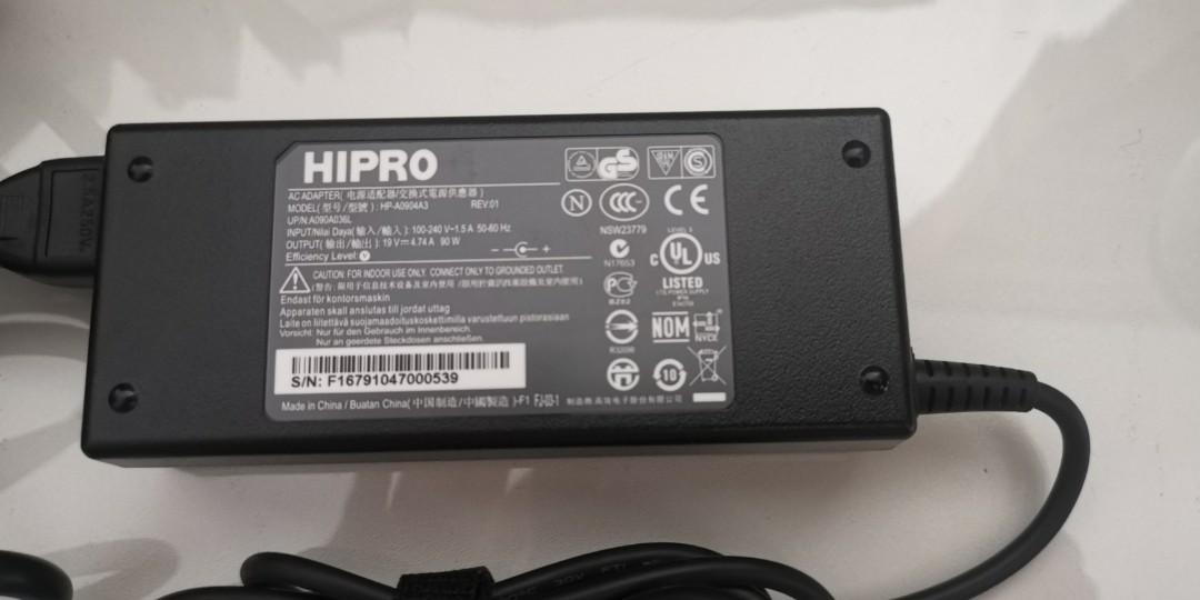 HIPRO AC Adapter with Singapore safety mark, Computers & Tech, Parts ...