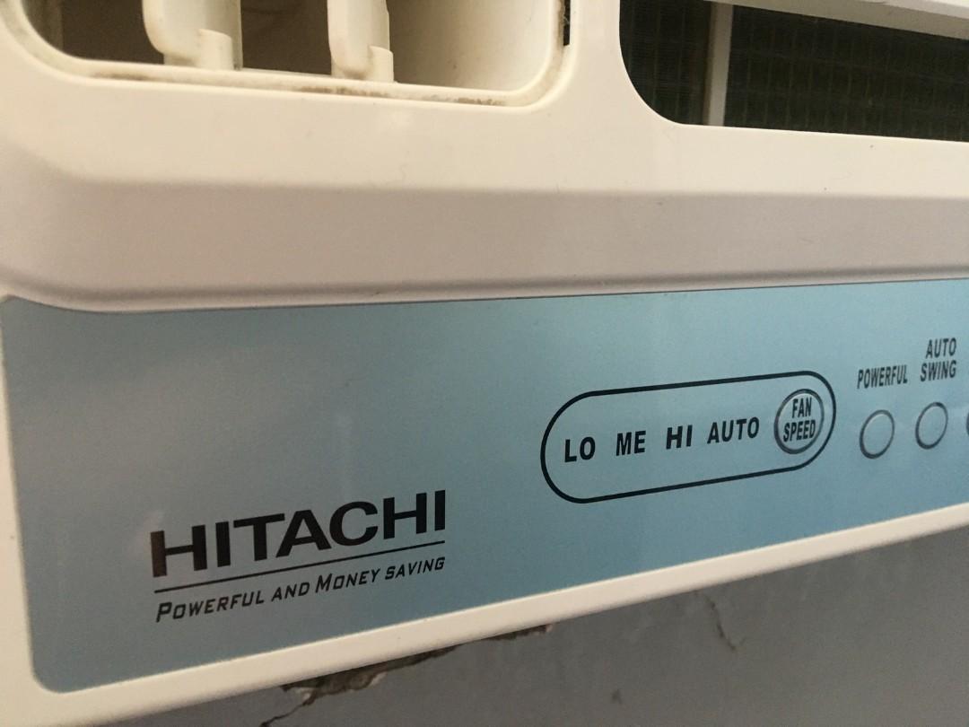 Hitachi 1HP Aircon Window Type with Remote, TV & Home Appliances, Air ...