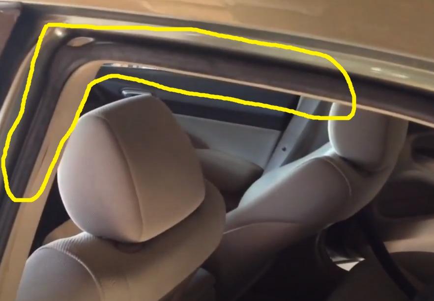 Honda Civic FD door weather seal strip rubber moulding FD1 FD2 FD3 FD4 ...
