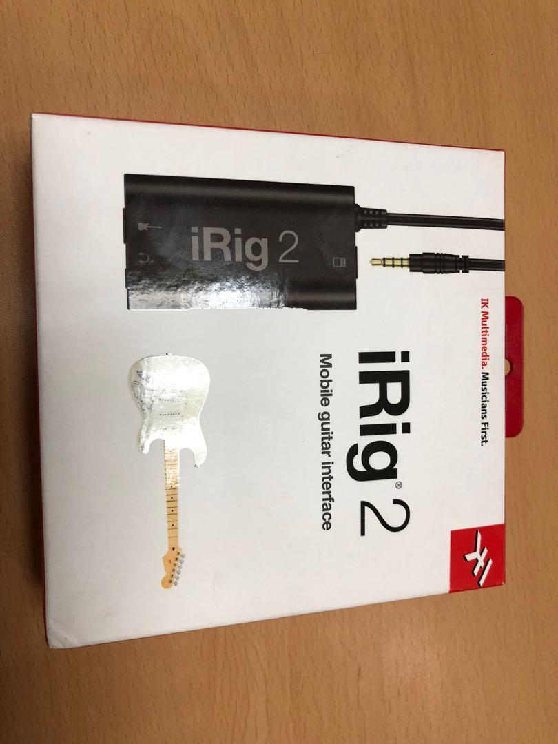 IK Multimedia iRig 2 Guitar Interface for iOS and Mac, Hobbies & Toys ...