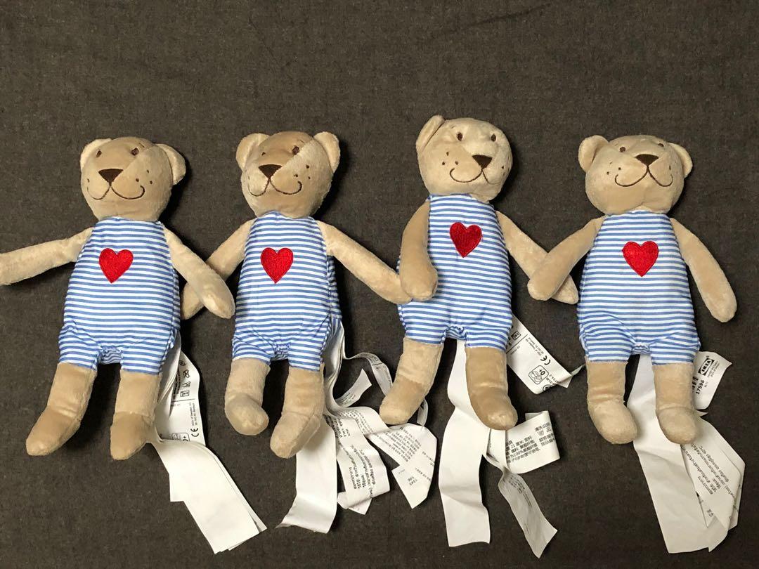 IKEA Teddy Bear, Hobbies & Toys, Toys & Games on Carousell