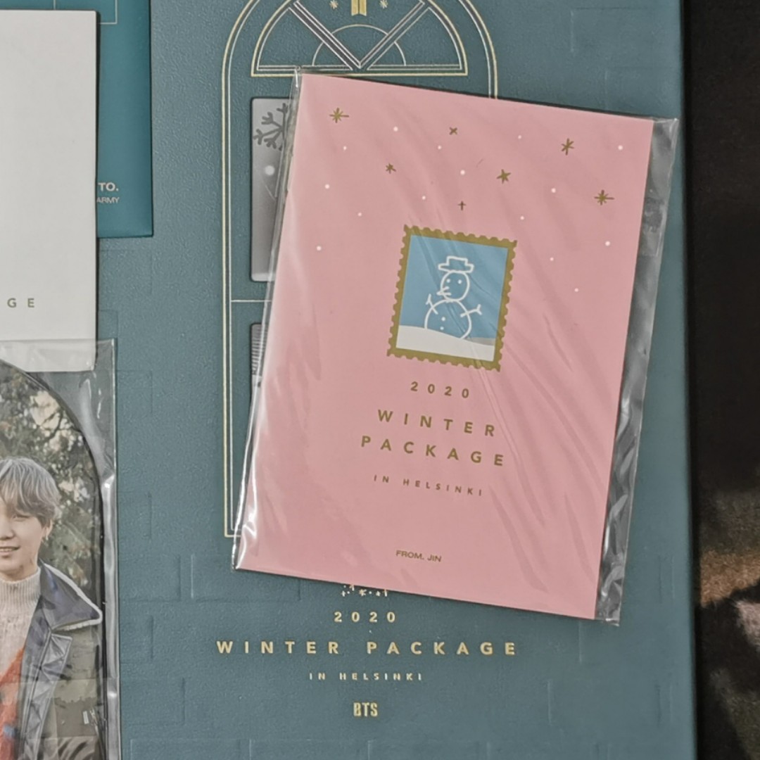 JIN Photobook - BTS Winter Package 2020, Hobbies & Toys, Memorabilia ...