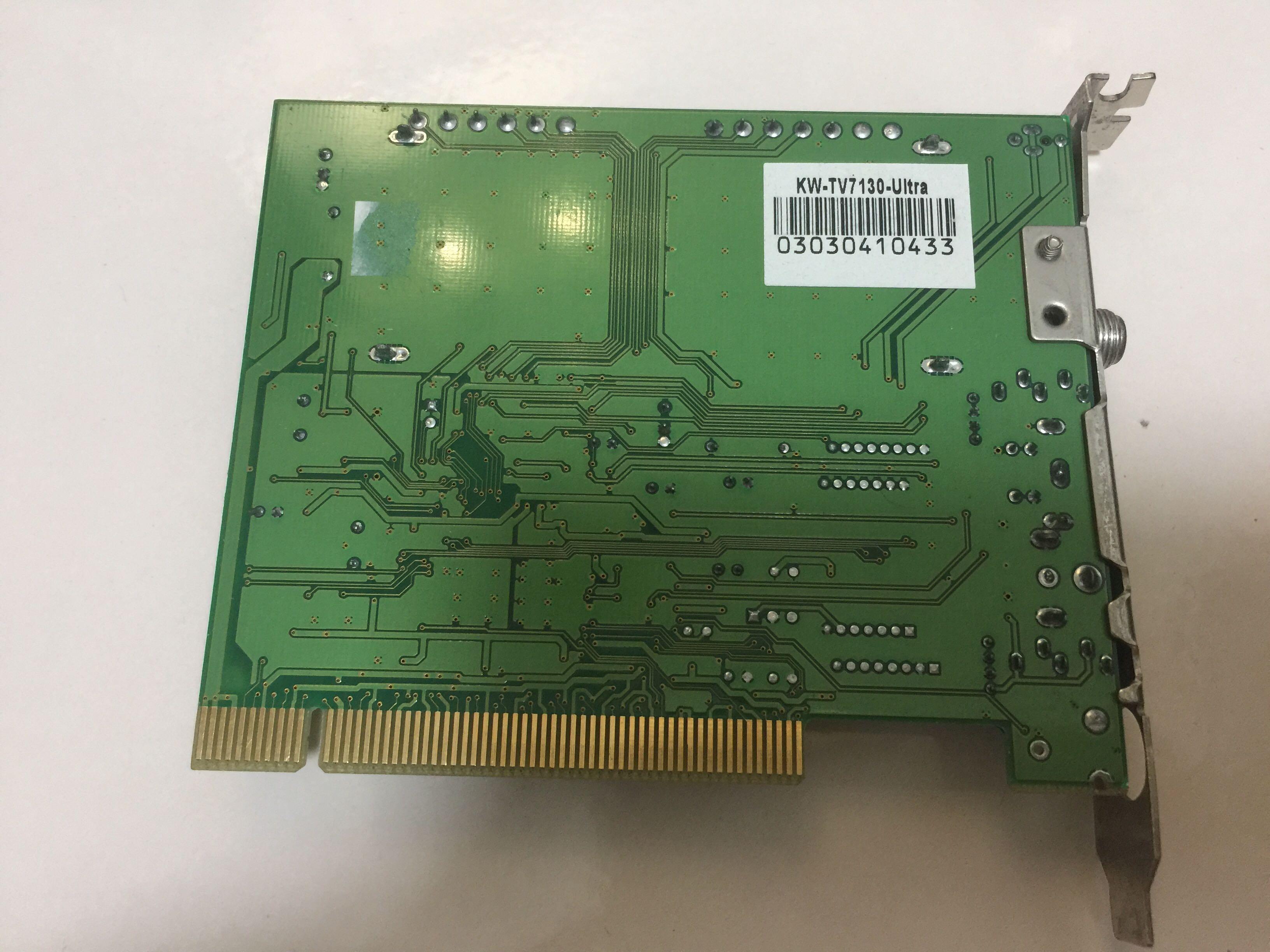 Kworld TV/Capture PCI card, Computers & Tech, Parts & Accessories ...