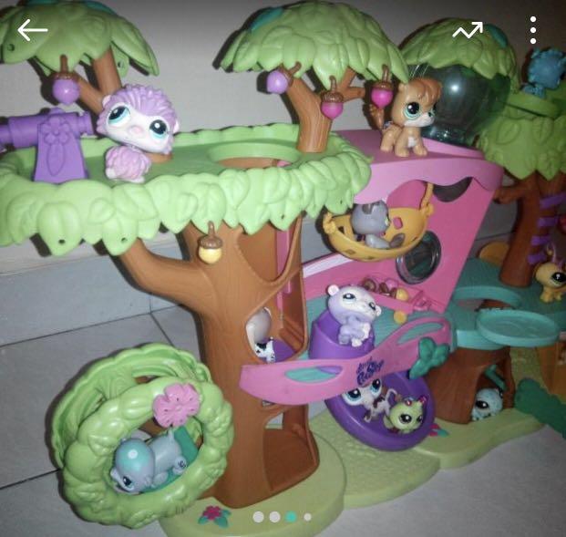 (LPS) Littlest Pet Shop Walkables Magic Motion Tree House, Toys & Games ...