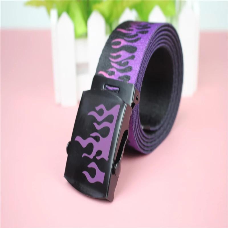 Men belt-purple flame, Men's Fashion, Accessories, Belts on Carousell