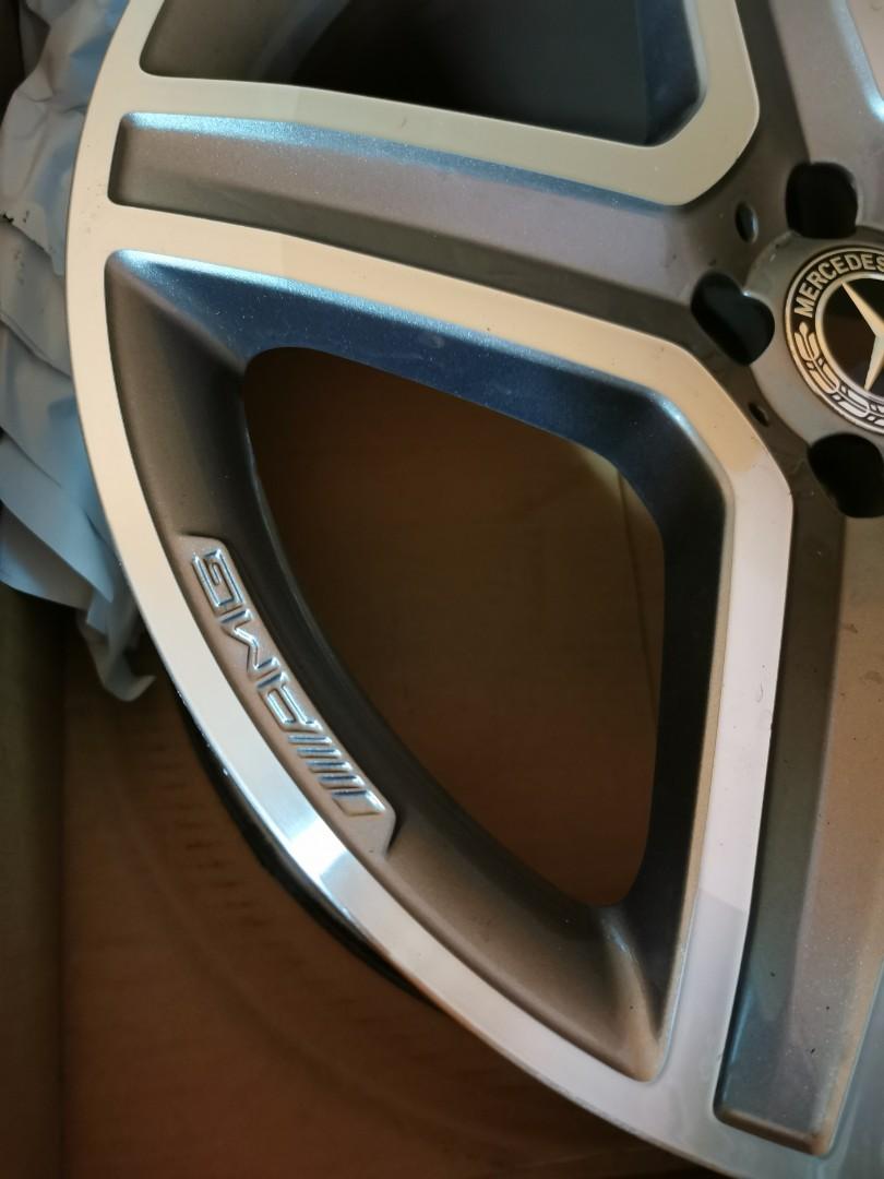 Mercedes AMG 19 inch rim (100% AUTHENTIC), Car Accessories, Tyres ...