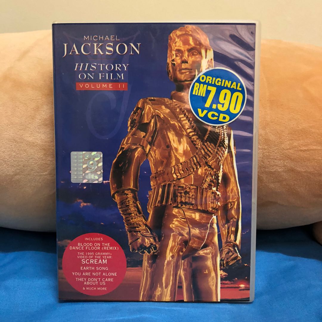 Michael Jackson DVD History On Film Volume II, Hobbies & Toys, Music ...