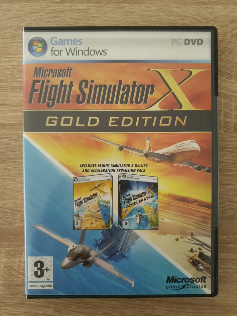Microsoft Flight Simulator X Gold Edition (PC), Video Gaming, Video ...