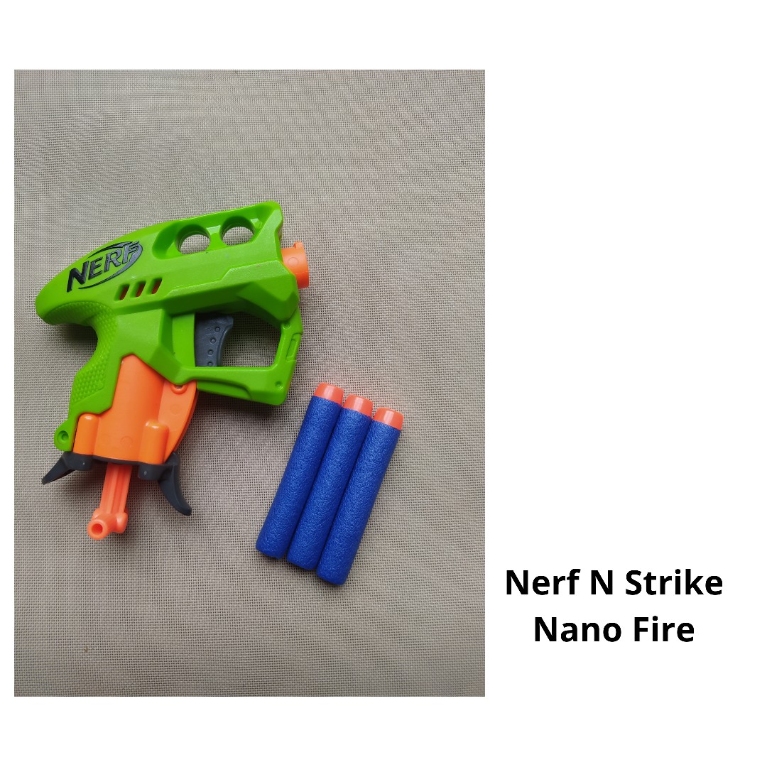 nerf n strike nano fire, Babies & Kids, Infant Playtime on Carousell