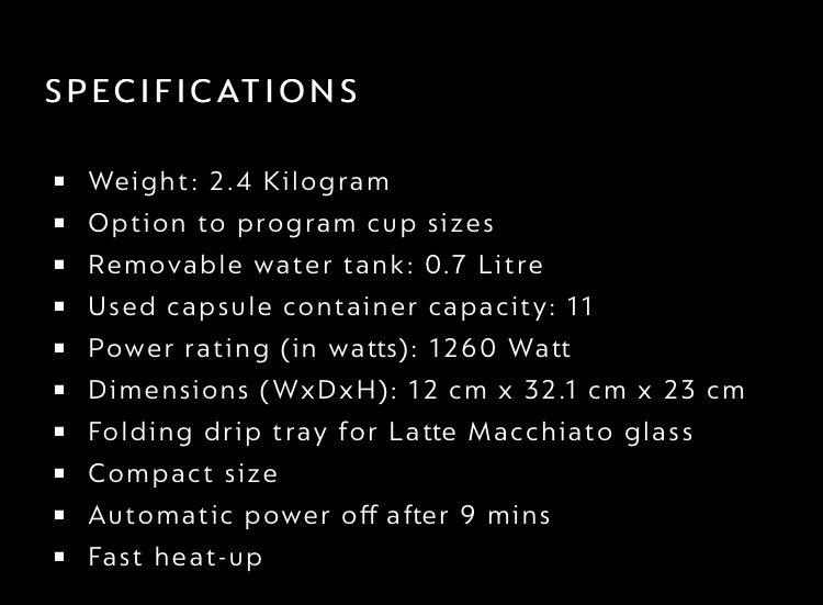 Nespresso Inissia Ruby Red Coffee Machine, TV & Home Appliances ...