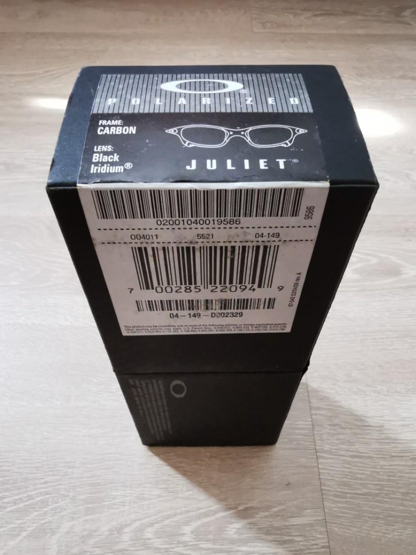 Oakley Juliet Box, Men's Fashion, Watches & Accessories, Sunglasses ...