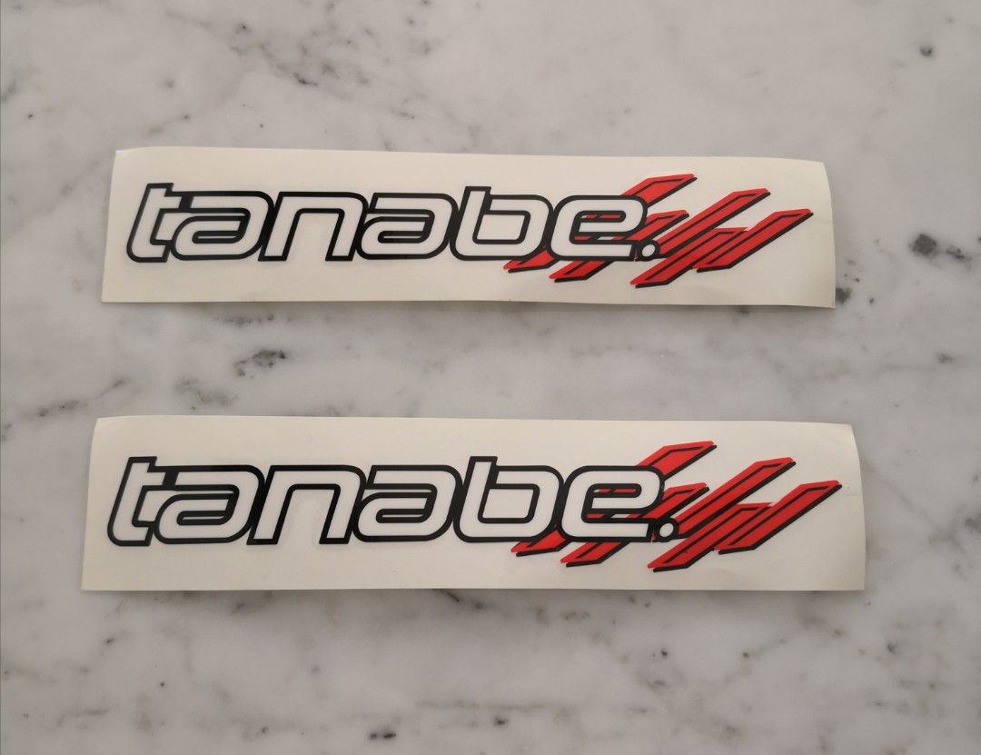 Original Tanabe Sticker, Car Accessories, Accessories on Carousell