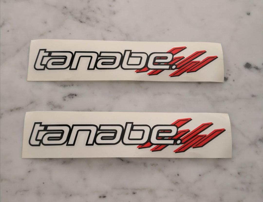 Original Tanabe Sticker, Car Accessories, Accessories on Carousell