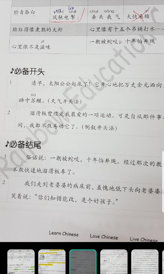 P4 B chinese paper 1 & 2. With oral and model compo, Everything Else on ...