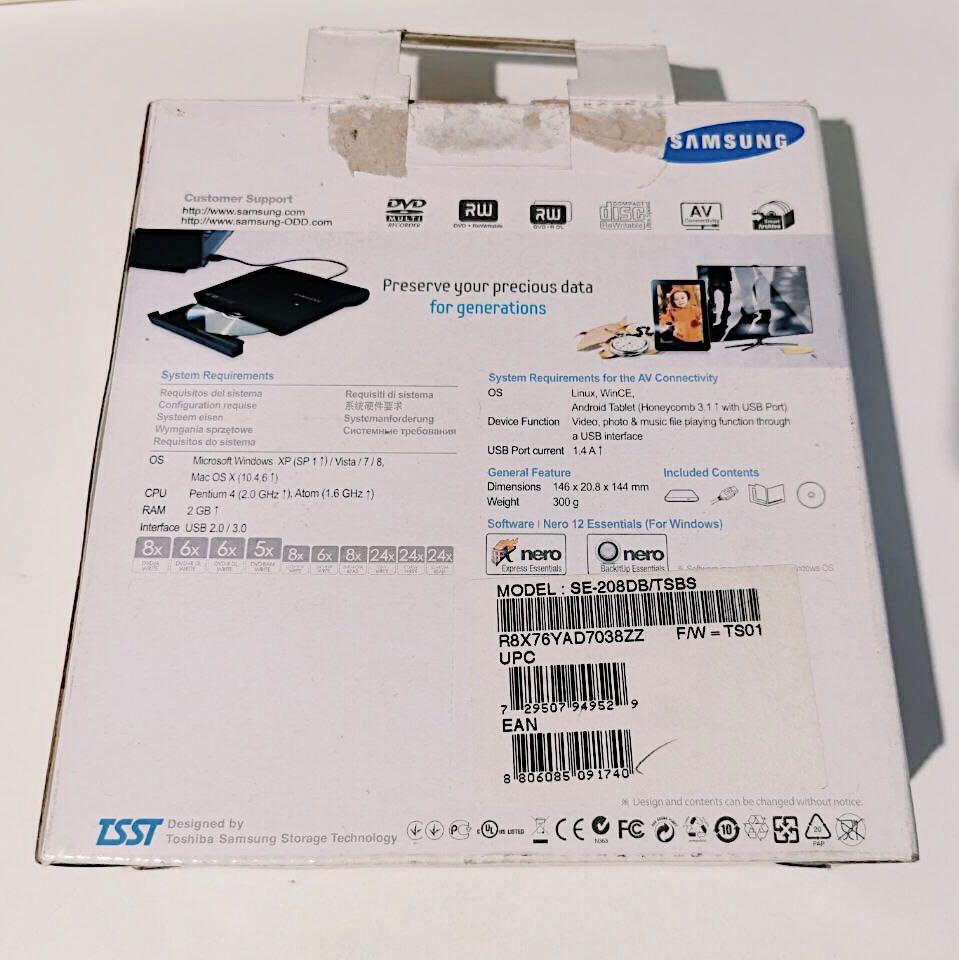 Samsung slim vcd dvd writer, Computers & Tech, Parts & Accessories ...