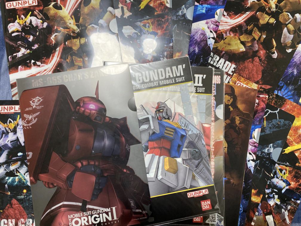 A4 Gundam File Cover ( Free with purchase over 60$ ), Hobbies & Toys ...
