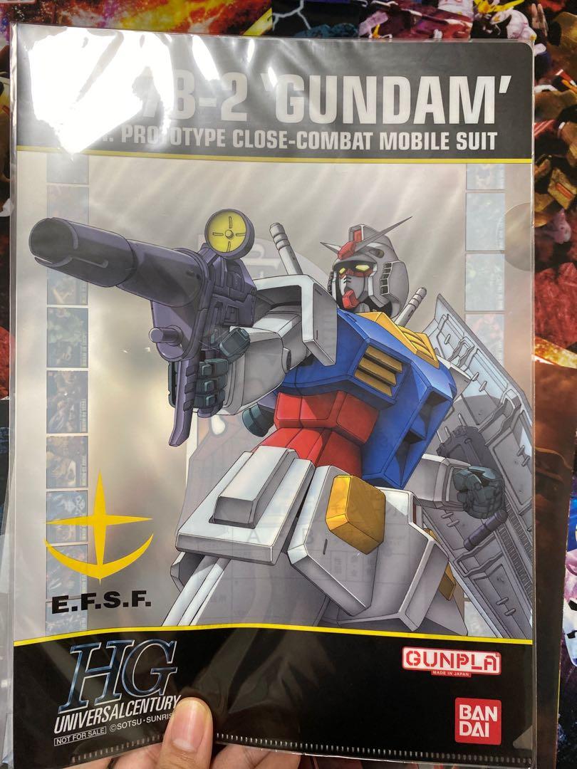 A4 Gundam File Cover ( Free with purchase over 60$ ), Hobbies & Toys ...
