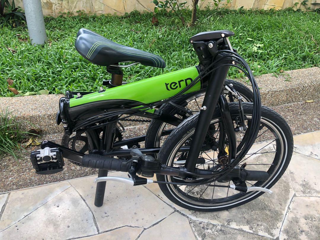 Sleek Stylish n fast Black Tern Link D16 Gears Speed folding bike excellent ride away condition ...