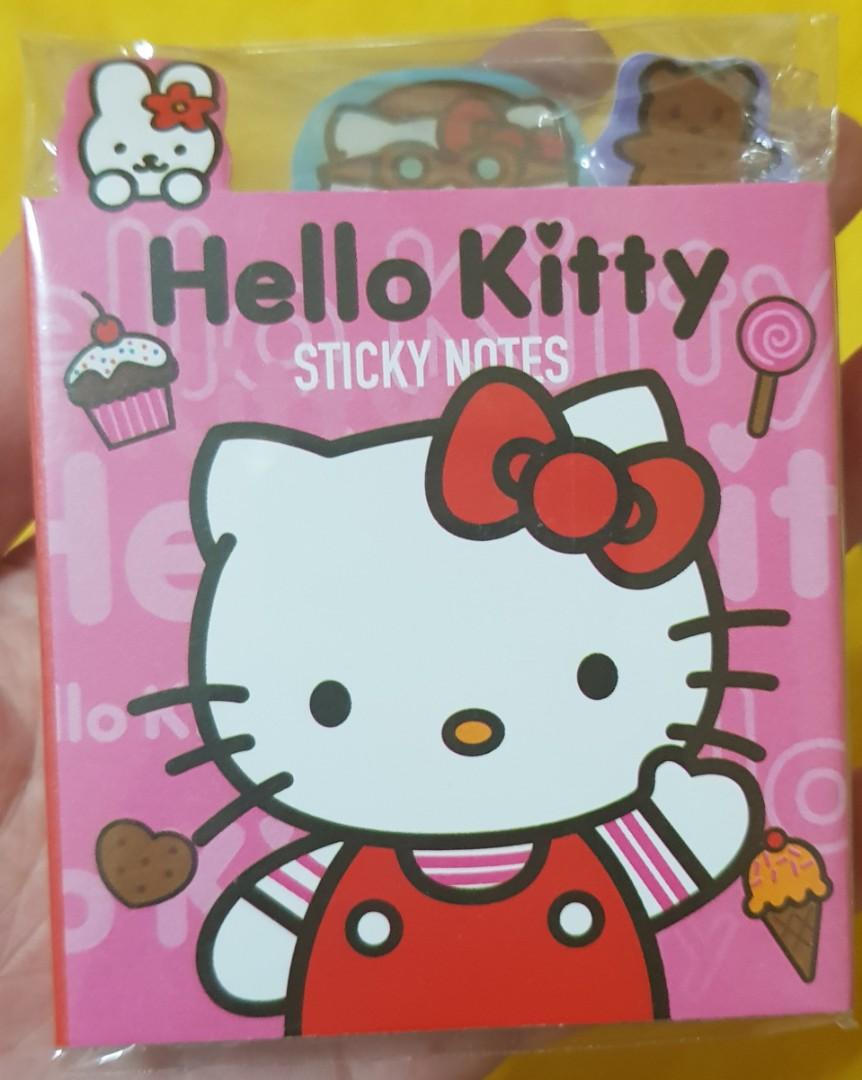 Sticky Notes: Hello Kitty, Books & Stationery, Stationery on Carousell