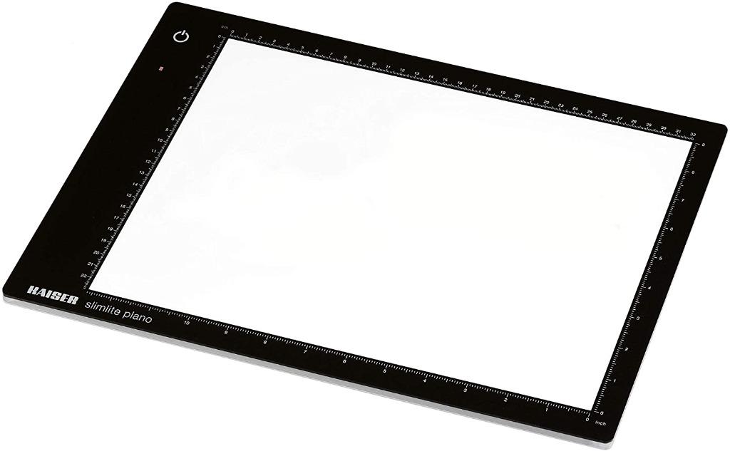 Super Flat Light Box - Drawing- Kaiser Slimlite Plano 5000K 10.5x15.5 ...
