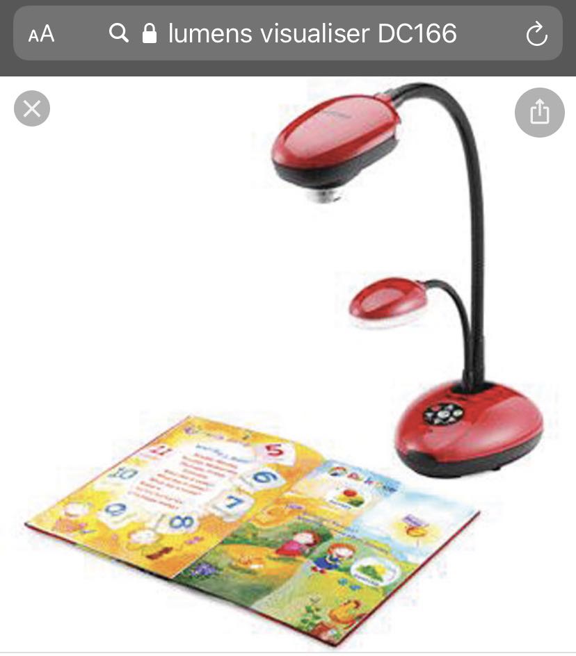Zoom/ Teaching aid- lumens visualiser , projector DC166, TV & Home ...
