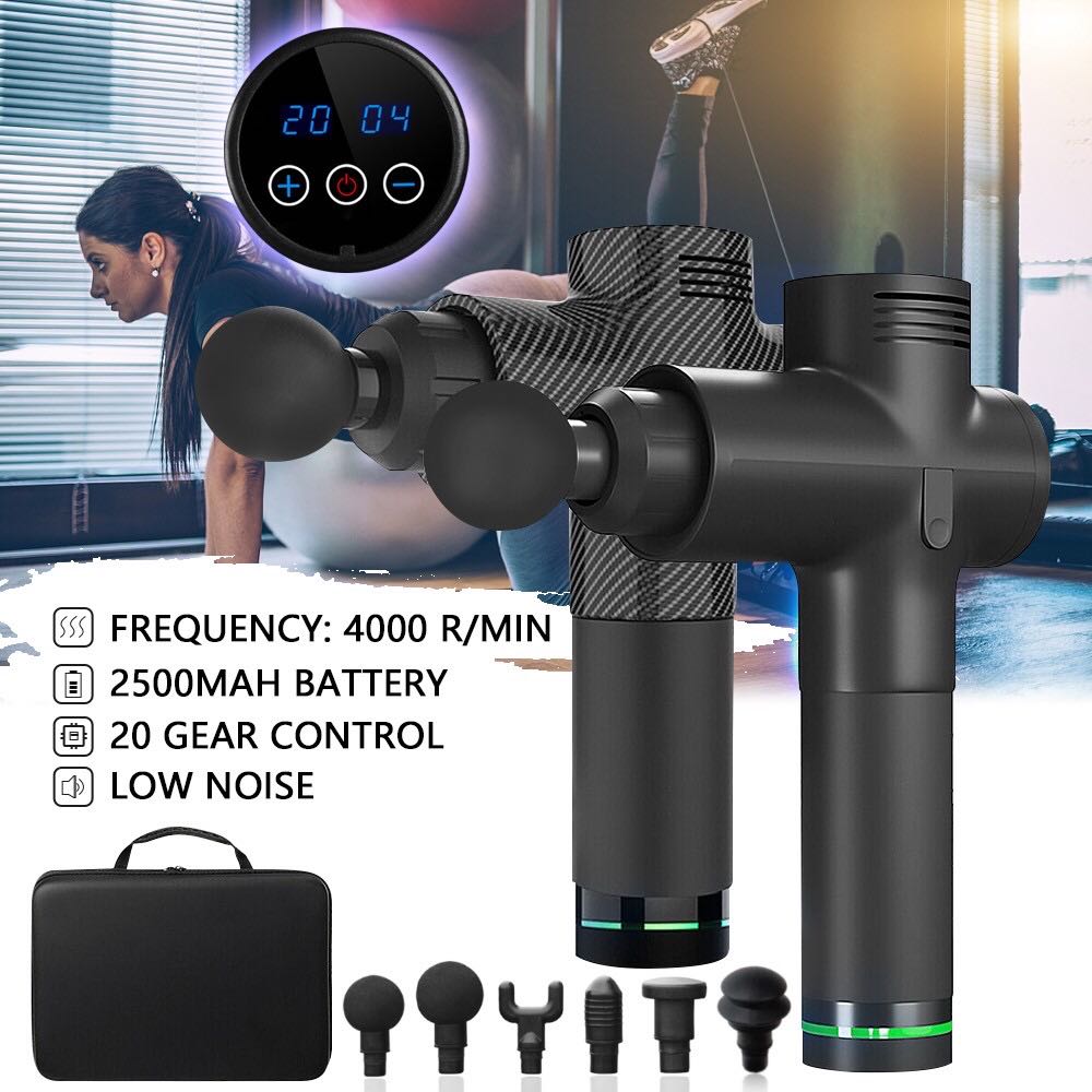 Therapy Massage Gun Muscle Recovery Equipment, Sports, Sports & Games ...
