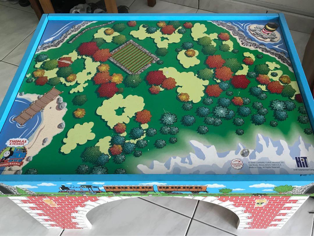 Thomas the Train Wooden Table, Hobbies & Toys, Toys & Games on Carousell