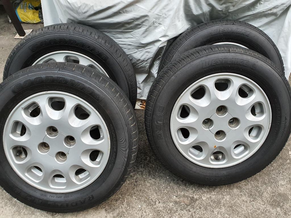 Toyota Teardrop Mags with Tires, Car Parts & Accessories, Mags and ...