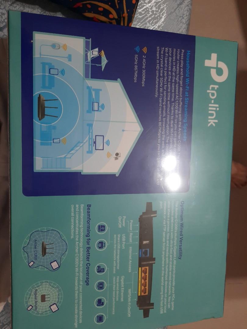 全新TP-Link archer Ac1200 router (支援VPN), 電腦＆科技, 電腦周邊及配件, Wifi及上網相關產品 ...