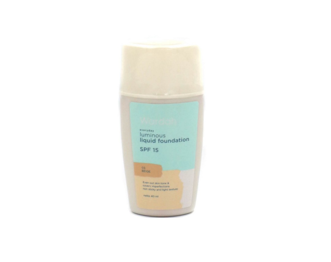 Wardah Everyday luminous liquid foundation Spf 15 40ml, Beauty ...