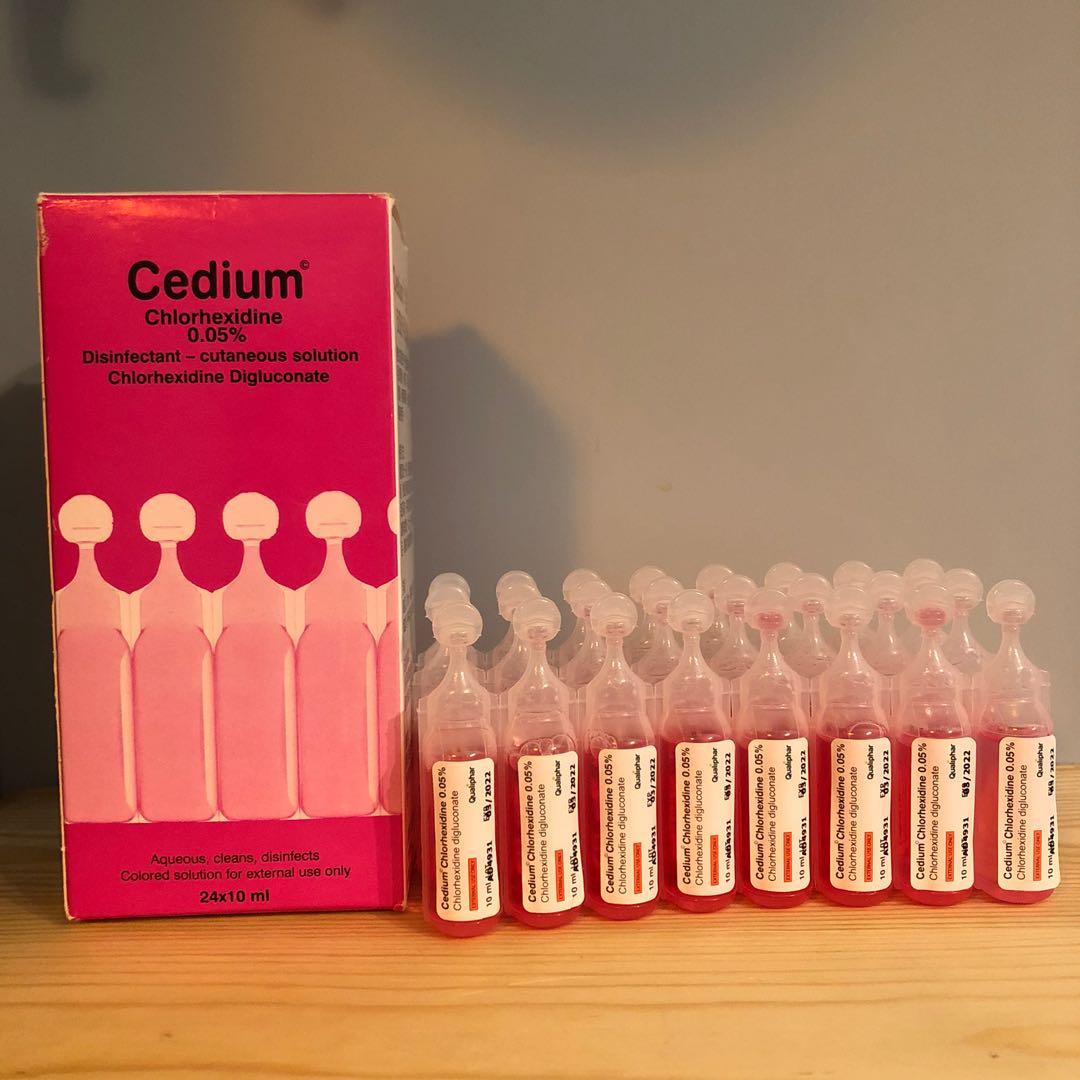比利時 Cedium 皮膚外用消毒液 （粉紅色藥水）, 美容＆化妝品, 健康及美容 - 皮膚護理, 面部 - 面部護理 - Carousell