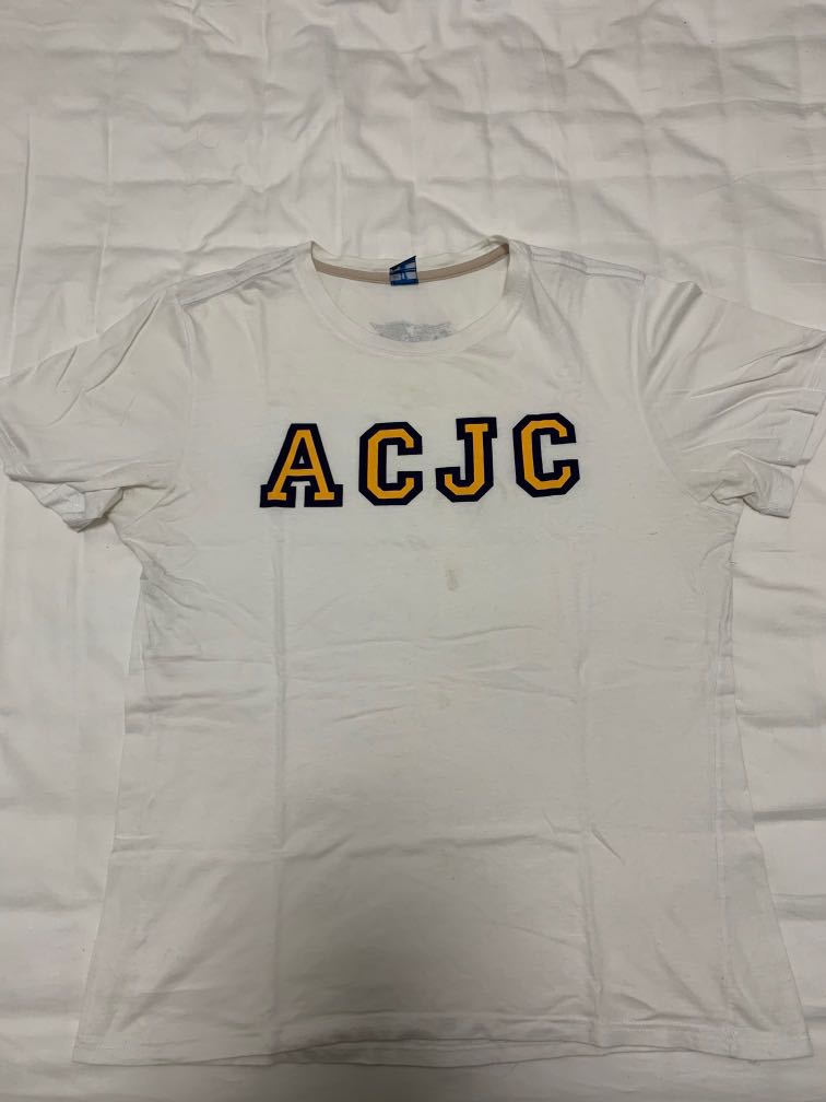 ACJC RARE WHITE COLLEGIATE, Men's Fashion, Tops & Sets, Formal Shirts ...