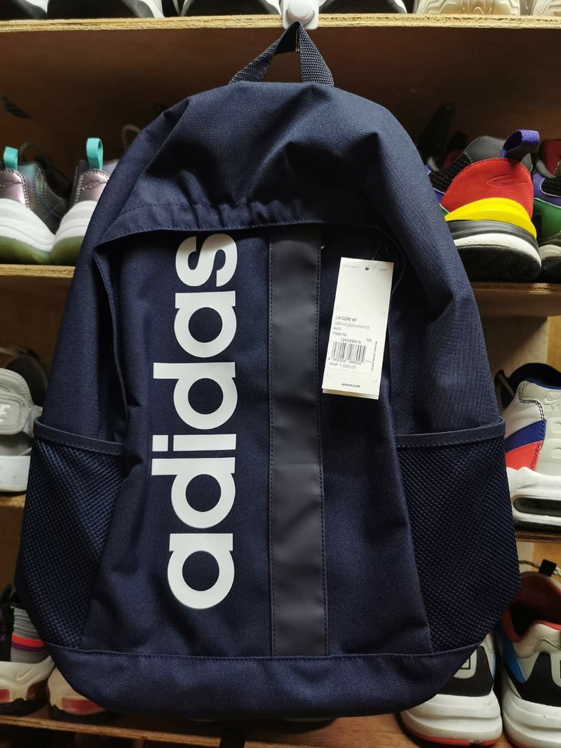 Adidas linear core backpack, Men's Fashion, Bags, Backpacks on Carousell