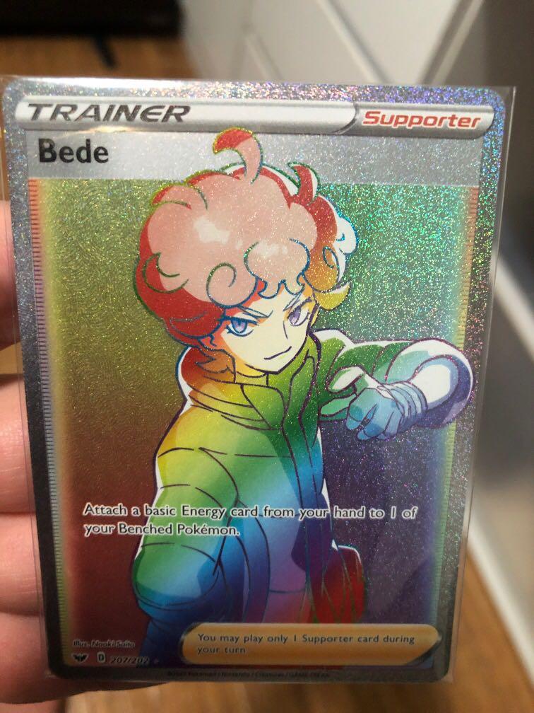 Bede RR trainer pokemon card, Hobbies & Toys, Toys & Games on Carousell