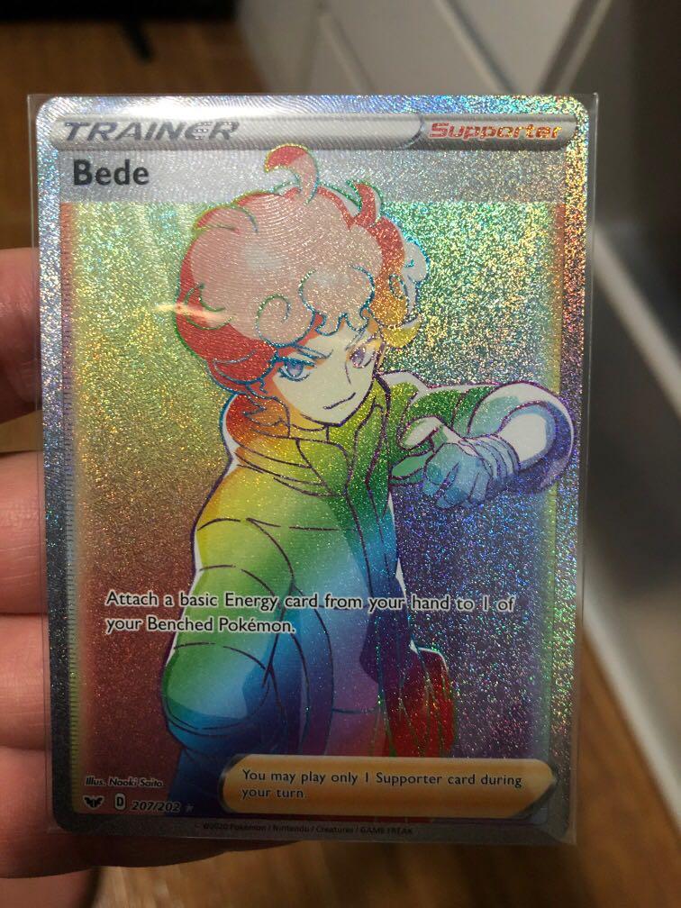 Bede RR trainer pokemon card, Hobbies & Toys, Toys & Games on Carousell