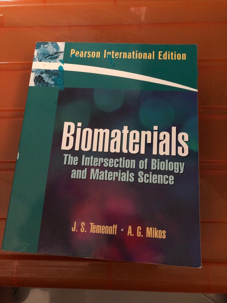 Biomaterials The Intersection of Biology and Material Science, Books ...