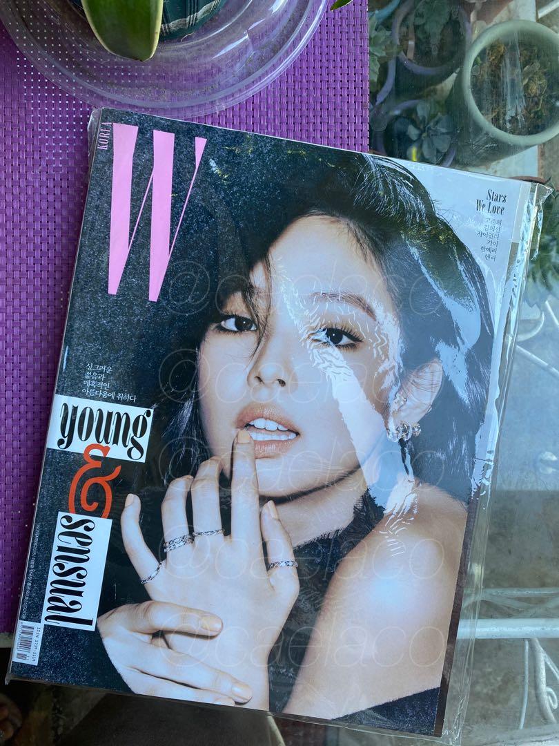BLACKPINK JENNIE cover W Magazine Korea, Hobbies & Toys, Memorabilia ...