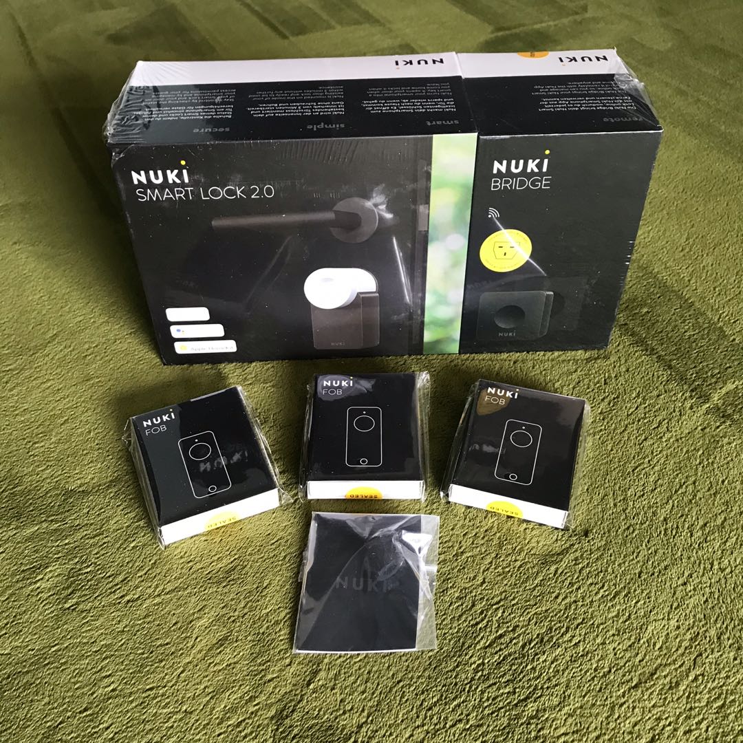 BNIB Nuki Family Combo 2.0 Lock/Bridge/3xFOB, Mobile Phones & Gadgets ...