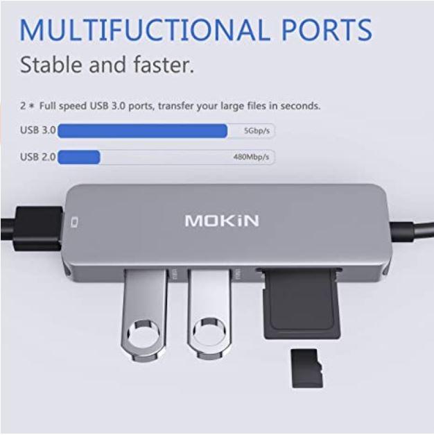 [BRAND NEW] MOKIN (A1505) USB C HDMI Adapter for MacBook Pro 2016/2017 ...