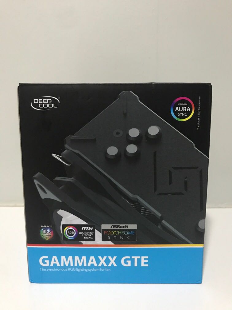 Deepcool Gammaxx GTE RGB CPU COOLER NEW, Electronics, Computer Parts ...