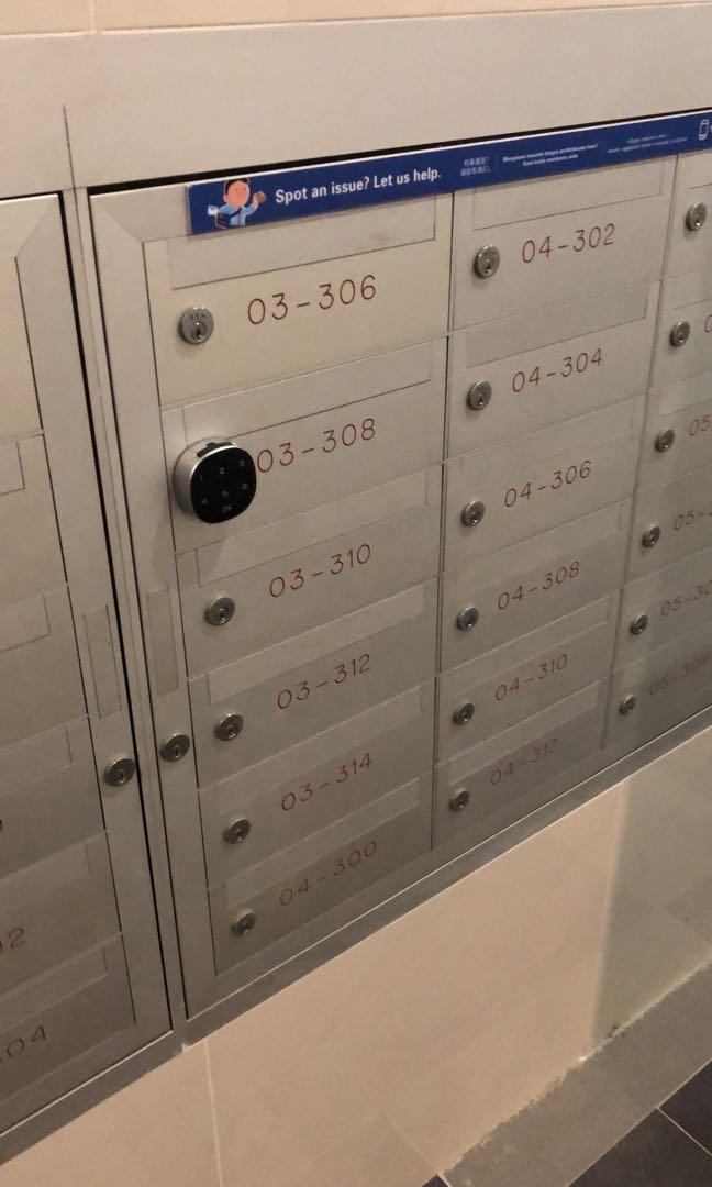 Digital letterbox lock, Furniture & Home Living, Security & Locks ...