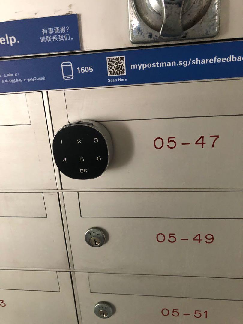 Digital letterbox lock, Furniture & Home Living, Security & Locks ...