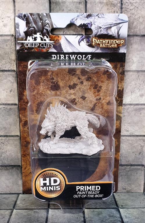 Dire Wolf - Dungeons & Dragons Miniatures, Hobbies & Toys, Toys & Games ...