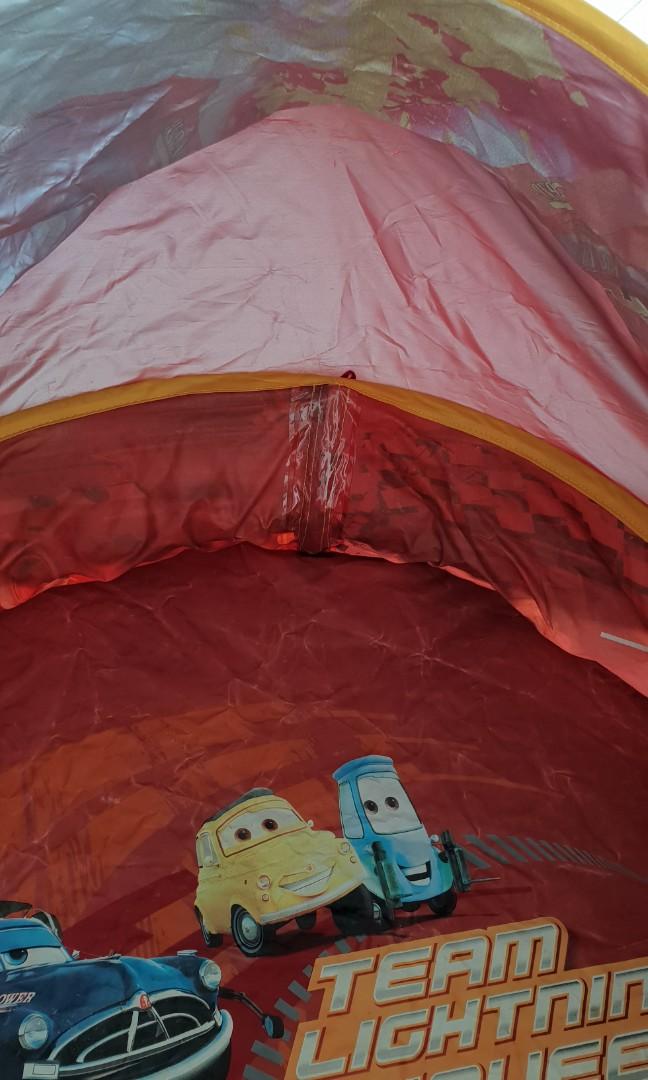 [Free with purchase > $5] Disney Lightning McQueen Pop-up Pool, Hobbies ...