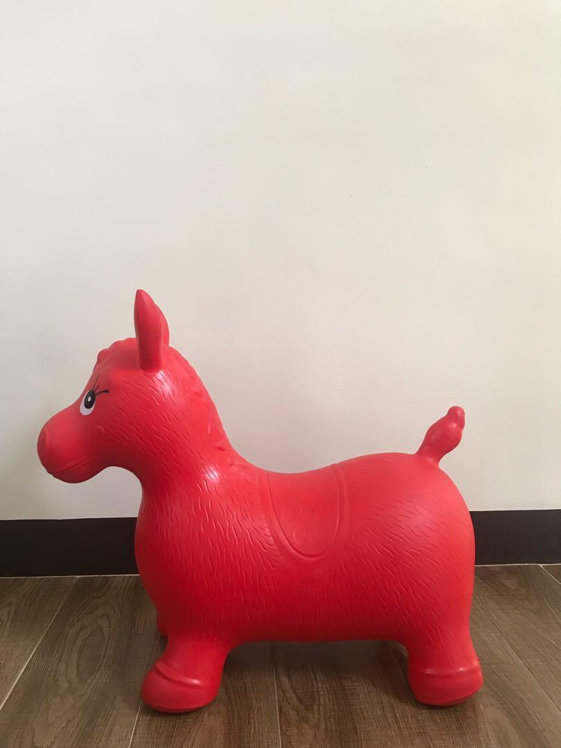 Donkey Rubber Hop On Toy, Babies & Kids, Infant Playtime on Carousell