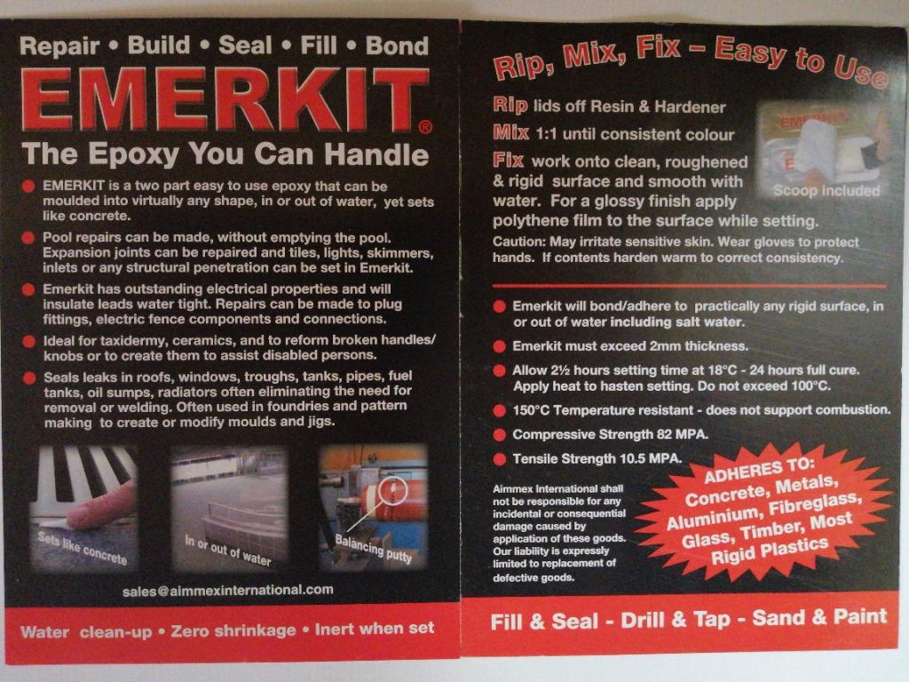 Emerkit Epoxy Putty, Everything Else on Carousell