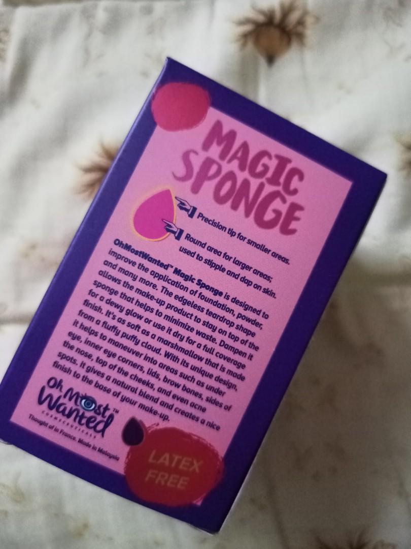 FREE OH MOST WANTED MAGIC SPONGE, Beauty & Personal Care, Face, Makeup ...