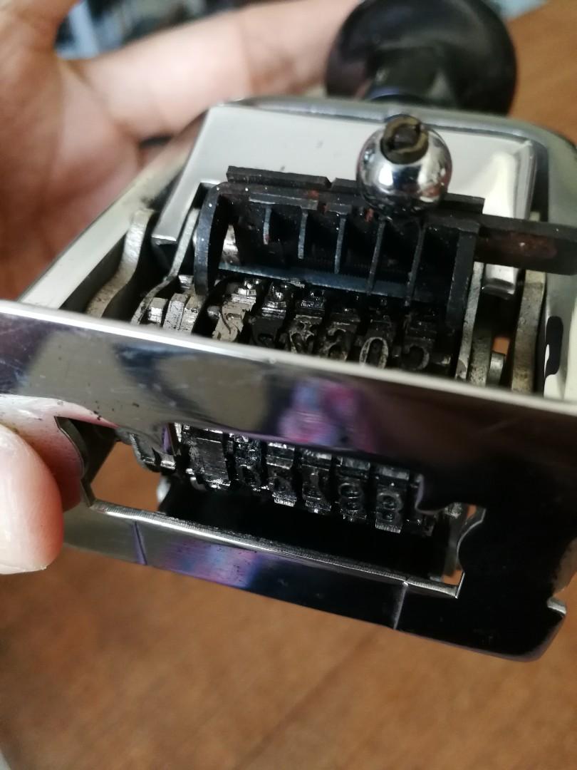 GREAT WALL Model 45 Numbering Machine, Furniture & Home Living, Home ...